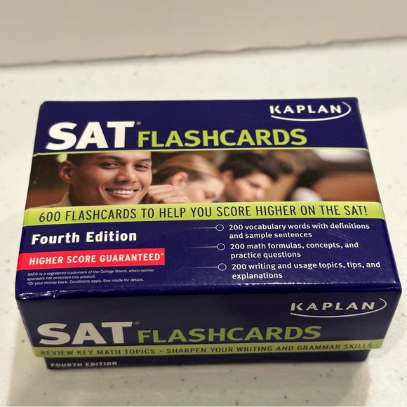 Kaplan | Other | Kaplan Sat Flash Card 60 Cards 4th Edition New ...